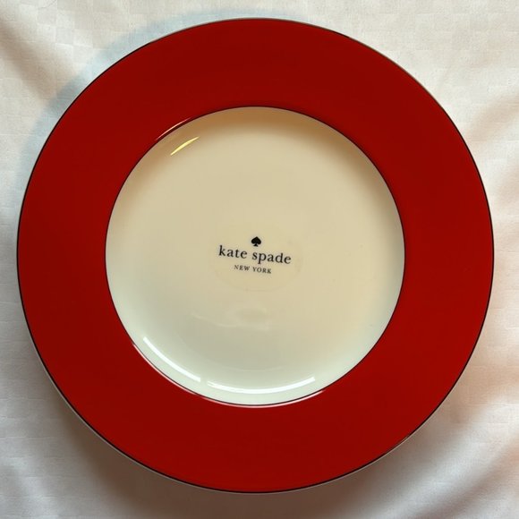 kate spade | Dining | New Kate Spade New York Rutherford Circle Red 95 ...